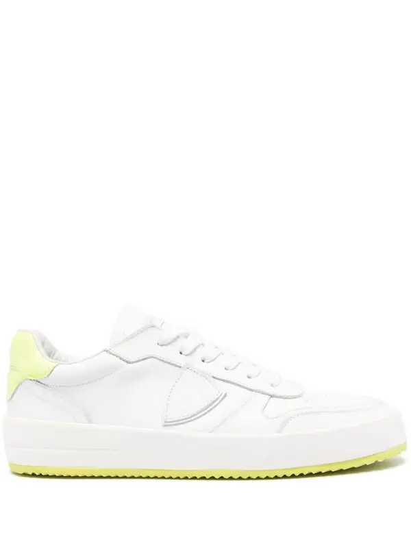 Philippe Model Lyon Logo-patch Sneakers - White