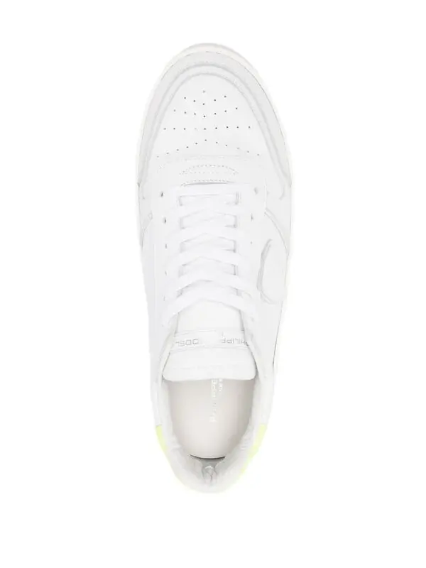 Philippe Model Lyon Logo-patch Sneakers - White
