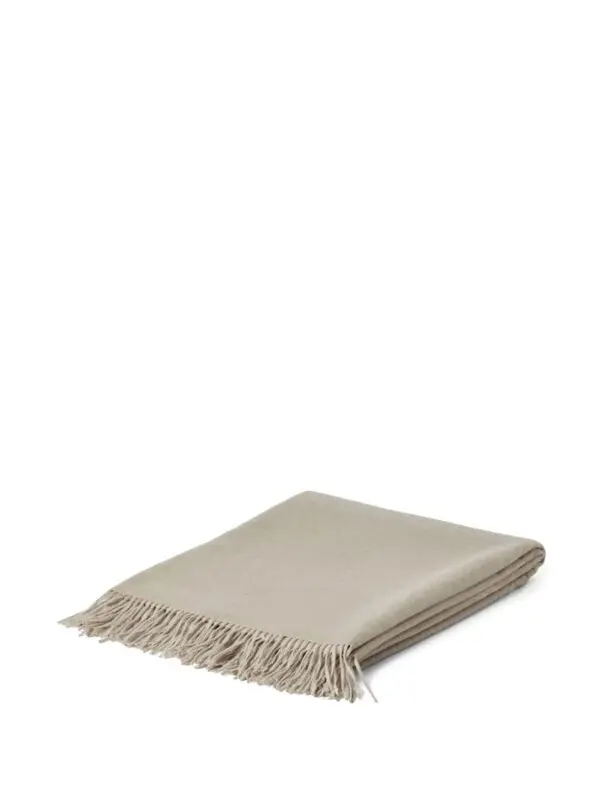 Brunello Cucinelli Fringed Cashmere Blanket