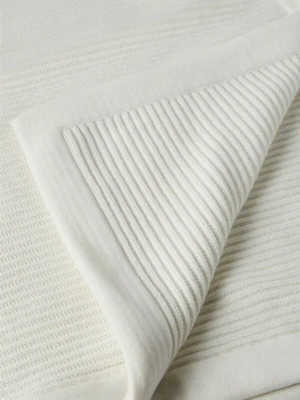 Brunello Cucinelli Cashmere Ribbed Blanket