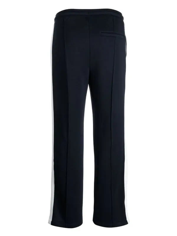 Mcm Essential Logo-embroidered Terry Track Pants - Blue