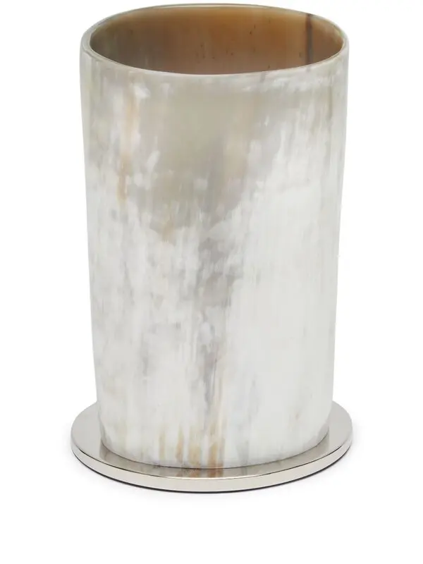 Brunello Cucinelli Distressed-finish Tall Vase - White