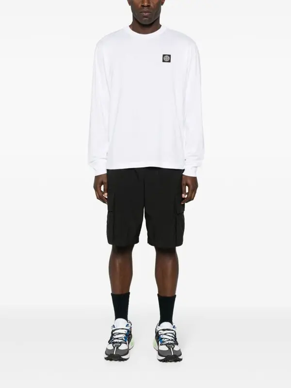 Stone Island Logo-patch Cotton T-shirt