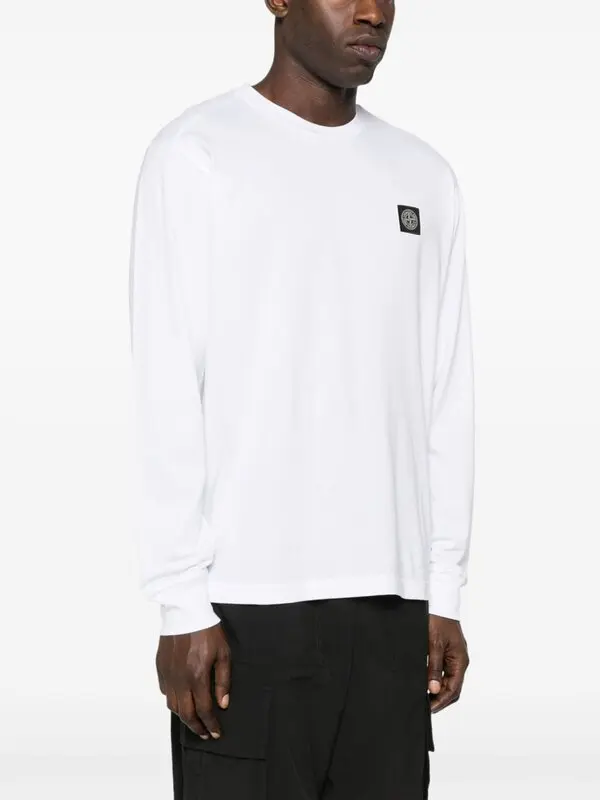 Stone Island Logo-patch Cotton T-shirt