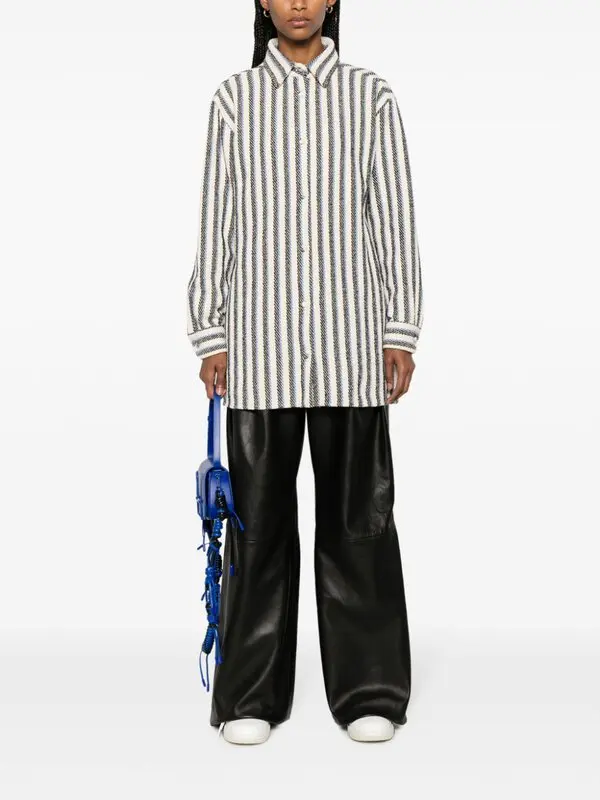 Off-White Arrows-embroidered Woven Shirt