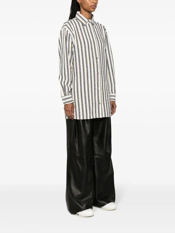 Off-White Arrows-embroidered Woven Shirt