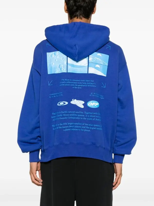 Off-White Moon Print Hoodie