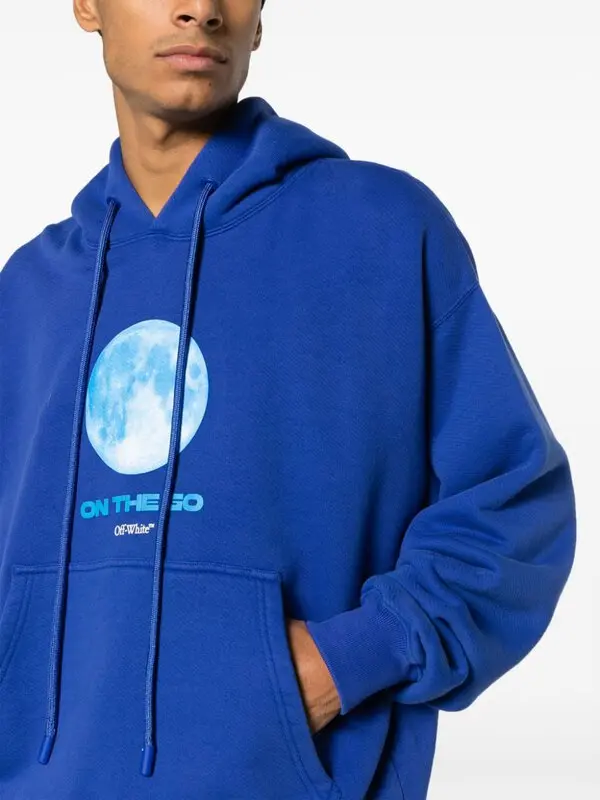 Off-White Moon Print Hoodie
