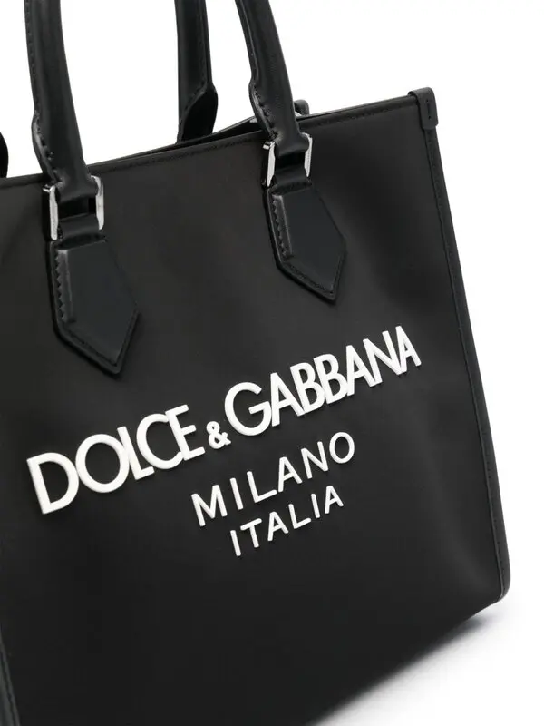 Dolce & Gabbana Logo-embossed Tote Bag - Black