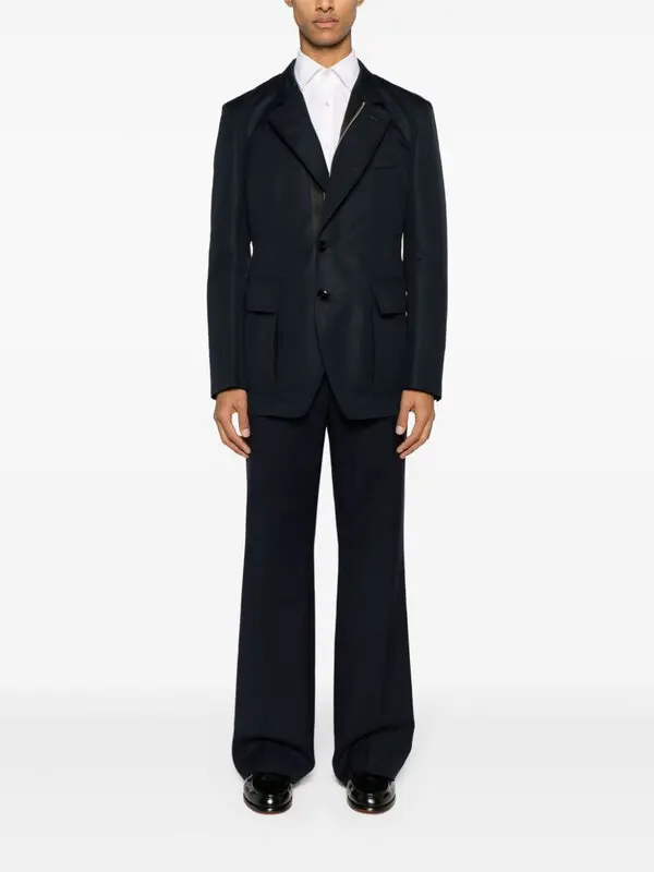 TOM FORD Zipped-up Single-breasted Blazer