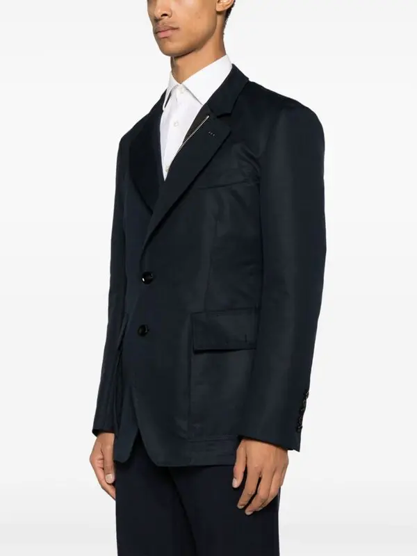 TOM FORD Zipped-up Single-breasted Blazer