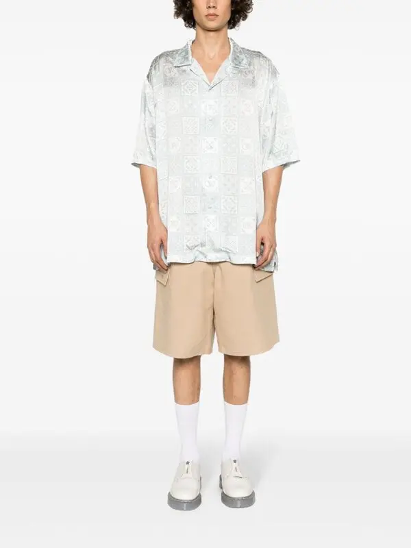 Off-White Logo-embroidered Cargo Shorts
