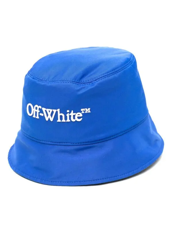 Off-White Logo-print Bucket Hat - Black