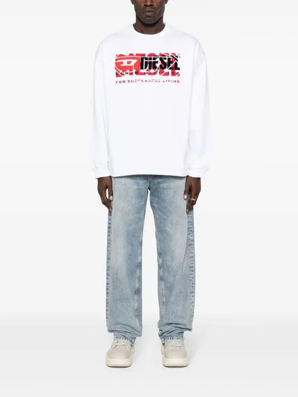 DIESEL® Logo Embroidered Sweatshirt