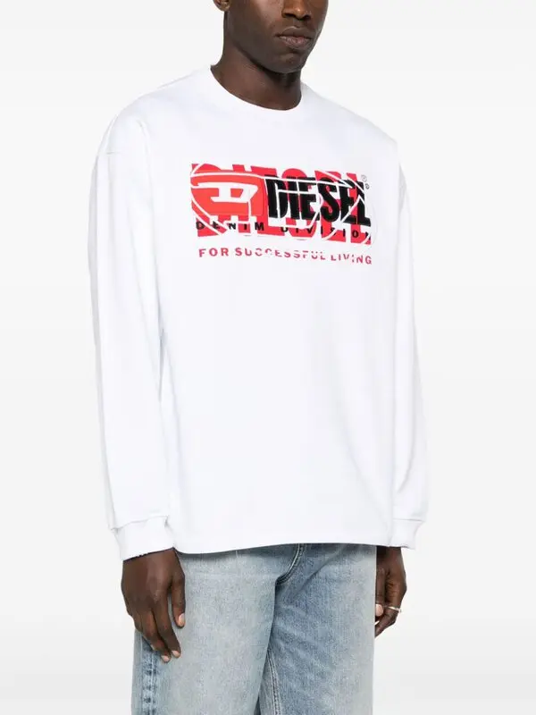 DIESEL® Logo Embroidered Sweatshirt