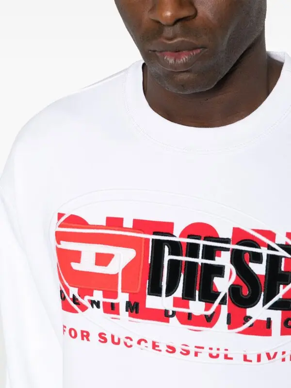 DIESEL® Logo Embroidered Sweatshirt