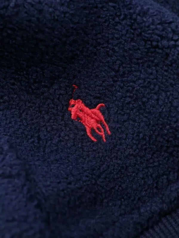 Polo Ralph Lauren Embroidered-logo Fleece Hoodie