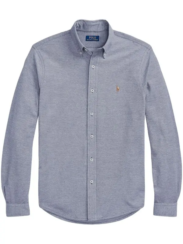 Polo Ralph Lauren Polo Pony-embroidered Cotton Shirt - Blue