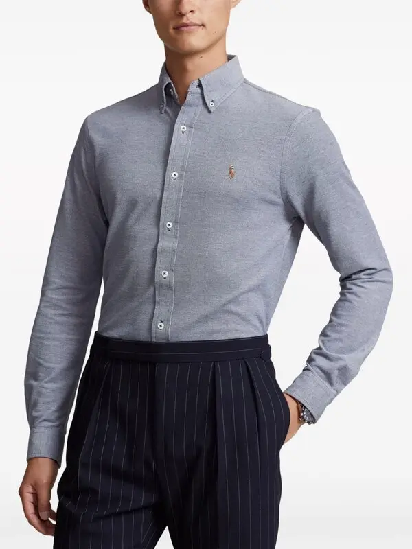 Polo Ralph Lauren Polo Pony-embroidered Cotton Shirt - Blue