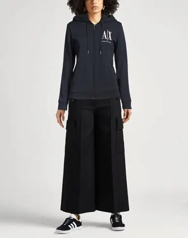 Armani Exchange Cotton-blend Fleece Sweatshirt - Navy