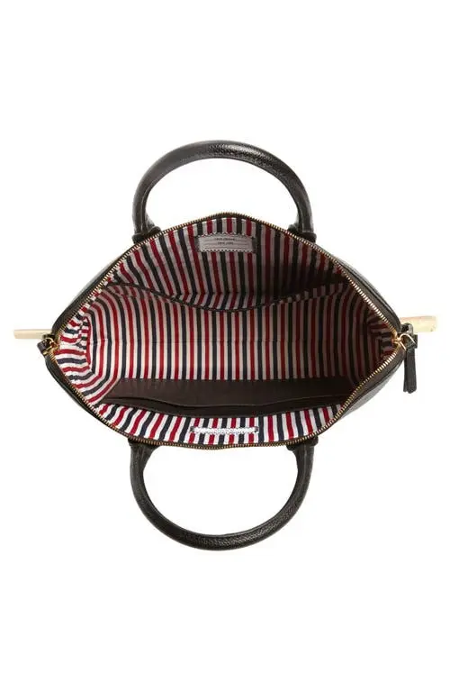 Thom Browne Slim Pebbled Leather Briefcase