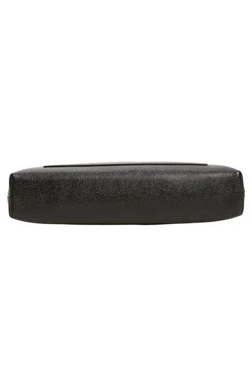 Thom Browne Slim Pebbled Leather Briefcase