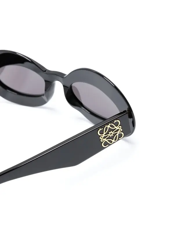 Loewe Inflated Oval Sunglasses - Black | Editorialist