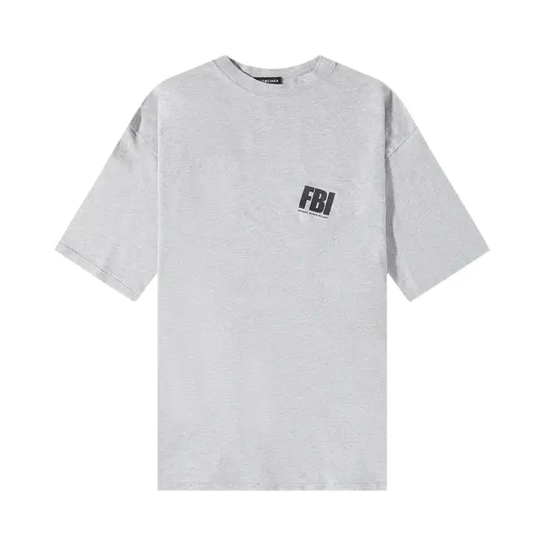 Balenciaga Fbi T-shirt - Grey