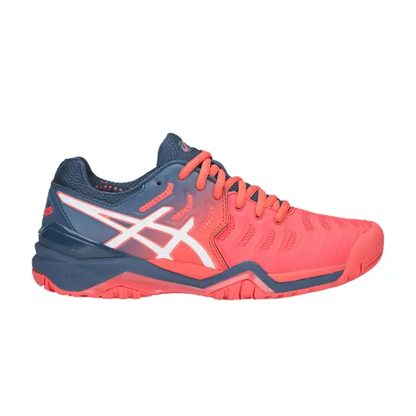 Asics Gel Resolution 7 Athletic Sneakers - Red