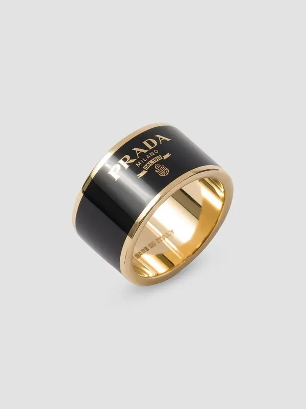 Prada Metal Ring - Black