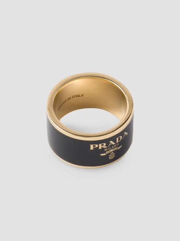Prada Metal Ring - Black