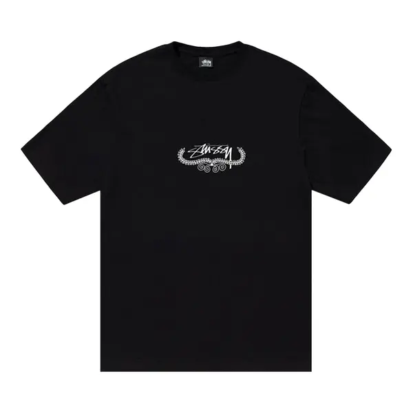 StÜssy Wreath Tee - Black