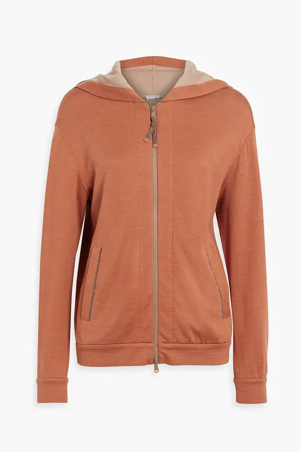 Brunello Cucinelli Cotton-blend Jersey Hoodie
