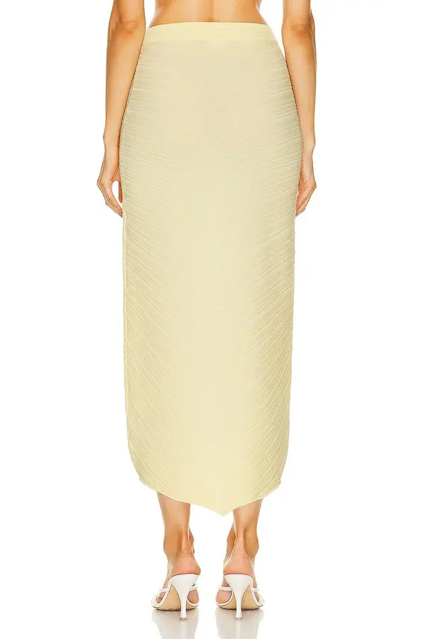 Bottega Veneta Cotton Moving Rib Skirt