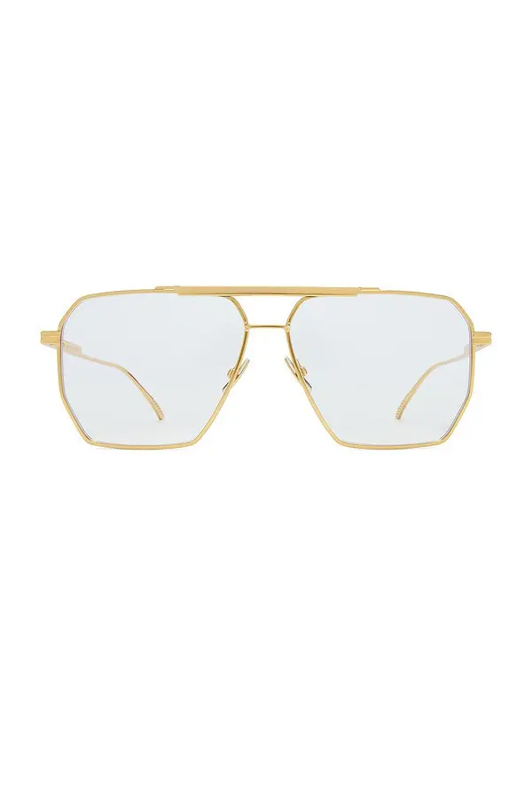 Bottega Veneta Light Ribbon Sunglasses - Shiny Gold