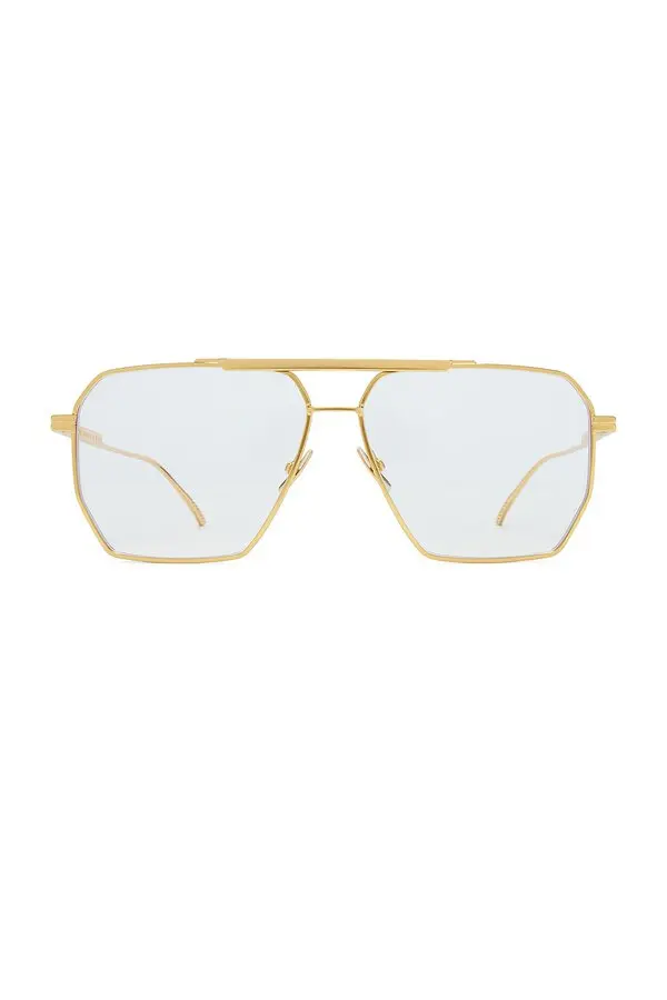 Bottega Veneta Light Ribbon Sunglasses - Shiny Gold