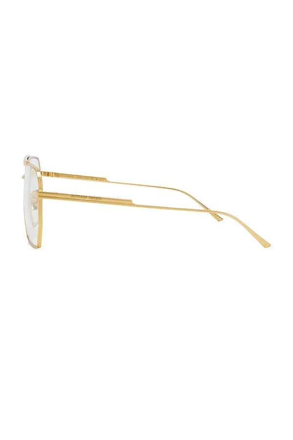 Bottega Veneta Light Ribbon Sunglasses - Shiny Gold