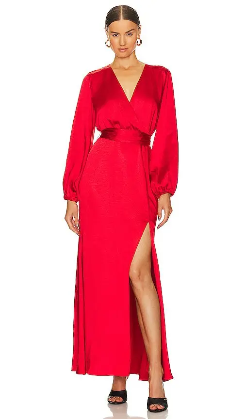 Elliatt X Kai Maxi Dress In Red - 49% Off | Editorialist