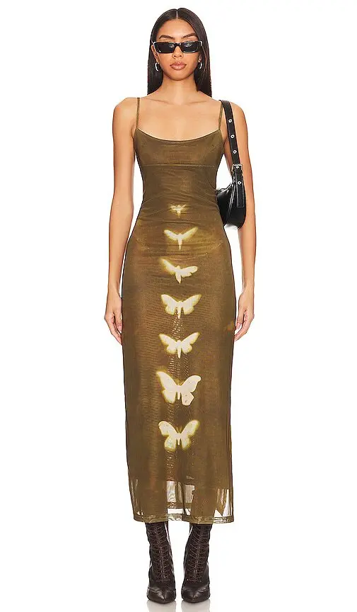 Superdown Jocelyn Butterfly Maxi Dress