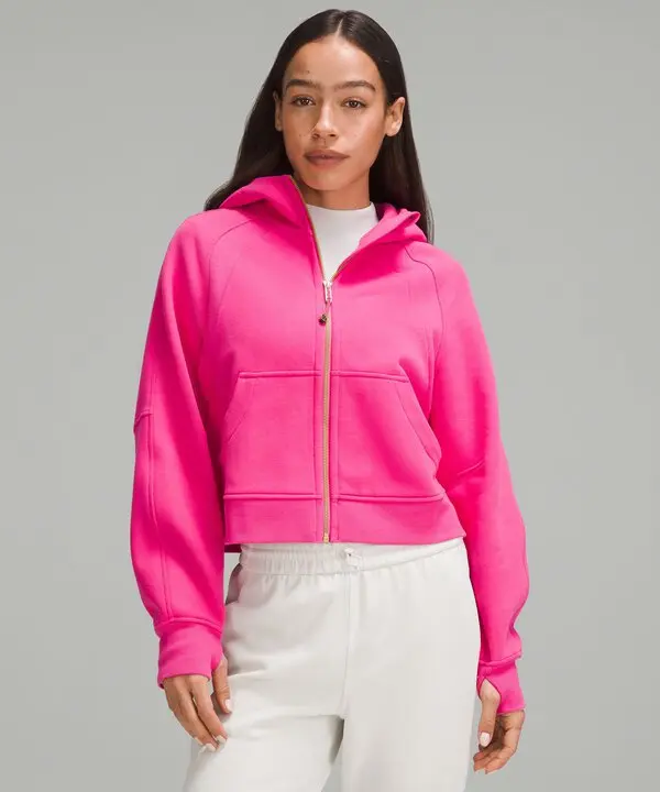 Lululemon Pink Sweatshirt Lululemon Scuba Oversized Half-Zip