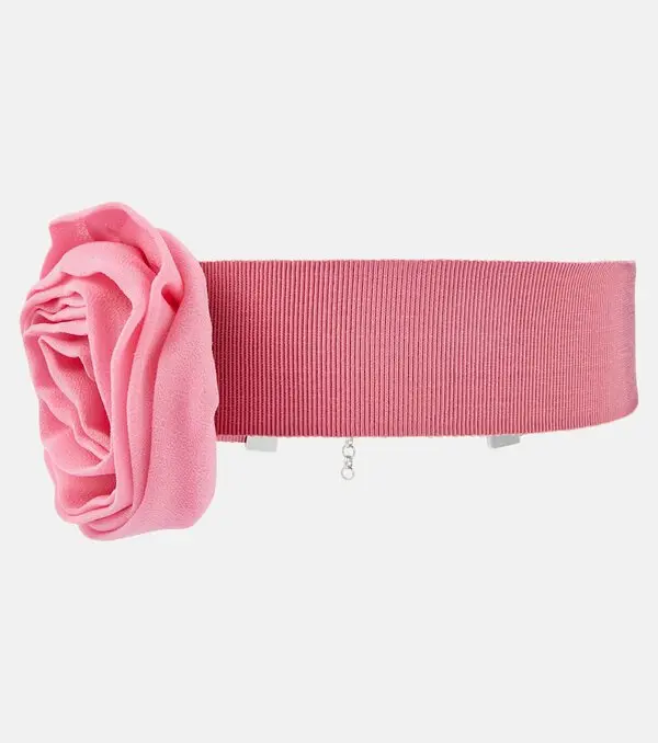 Blumarine Rose Choker - Pink