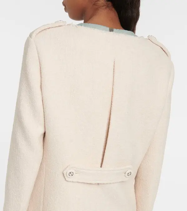 Gucci Embellished Wool-blend Bouclé Coat
