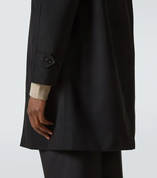 Burberry Cotton Gabardine Car Coat