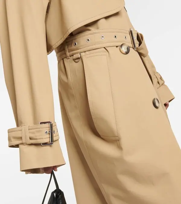 Sportmax Ricamo Cotton Trench Coat