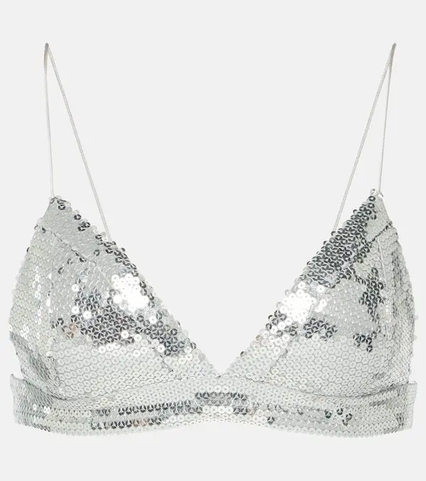 Alex Perry Sequined Bralette