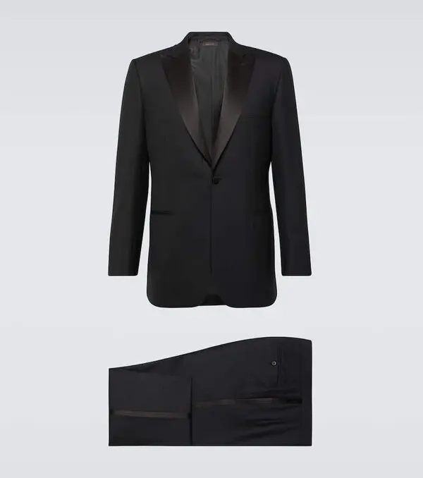 Brioni Policleto Wool Tuxedo - Black