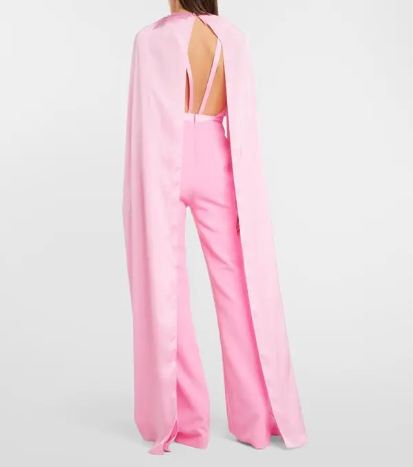 Safiyaa Bianca Caped Jumpsuit