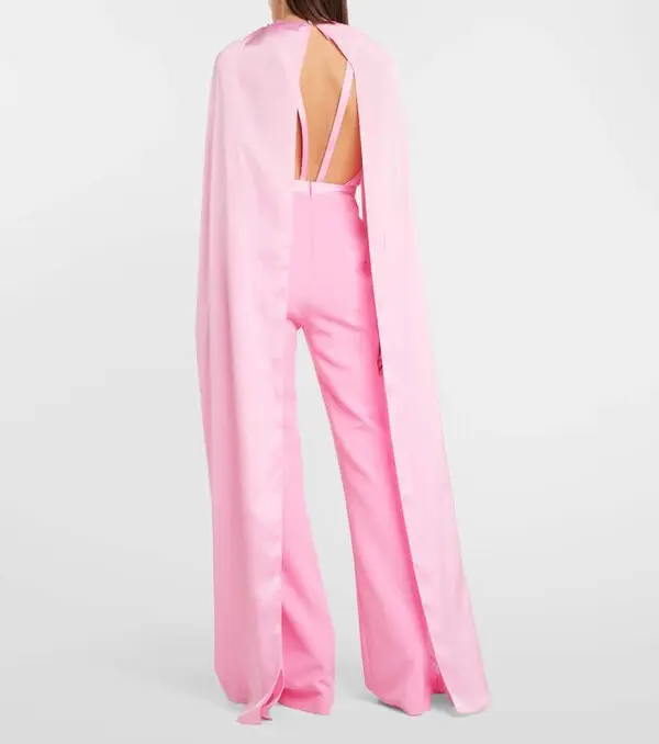 Safiyaa Bianca Caped Jumpsuit