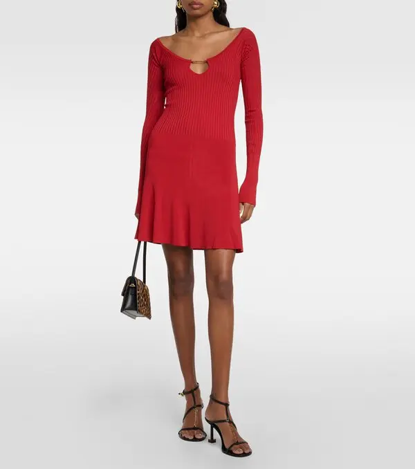 Jacquemus La Mini Robe Pralu Minidress - Black