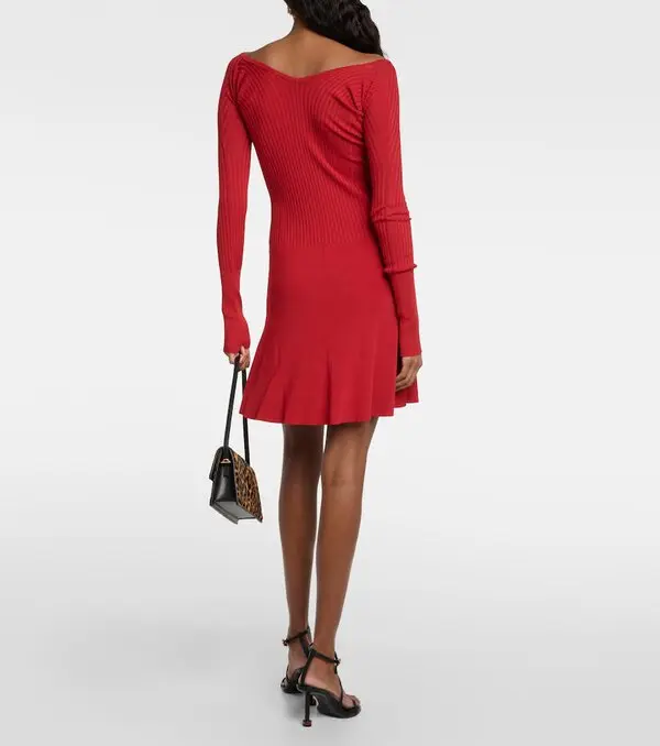 Jacquemus La Mini Robe Pralu Minidress - Black